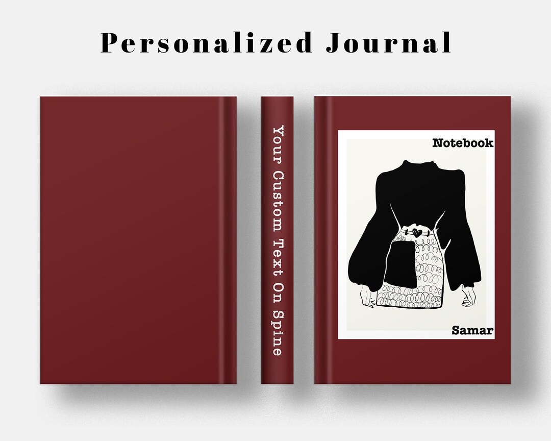 Custom Personalized Journal School Year Notebook & Back to School Diary ...