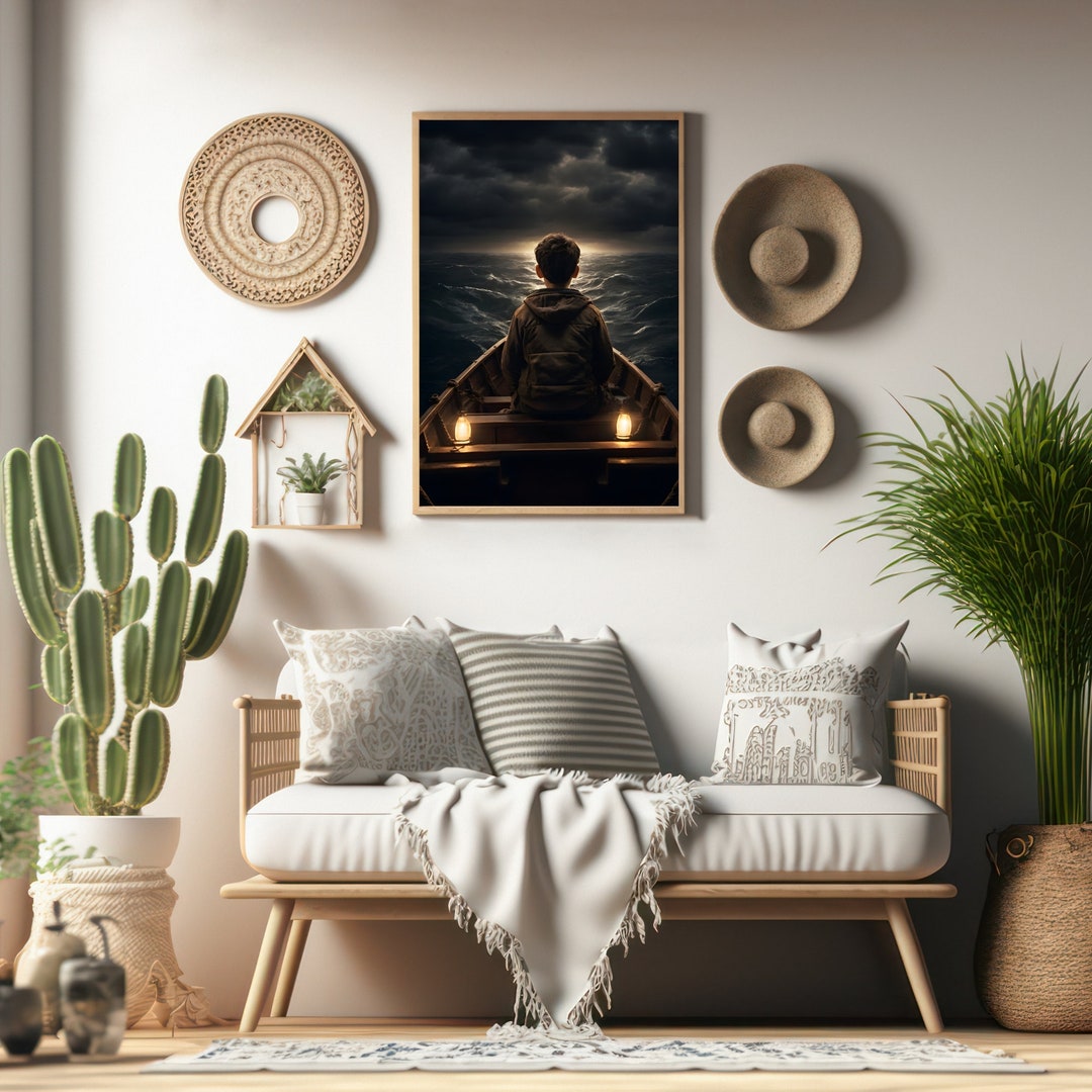 Journey of Determination: Inspiring Wall Art for Brave Souls - Etsy
