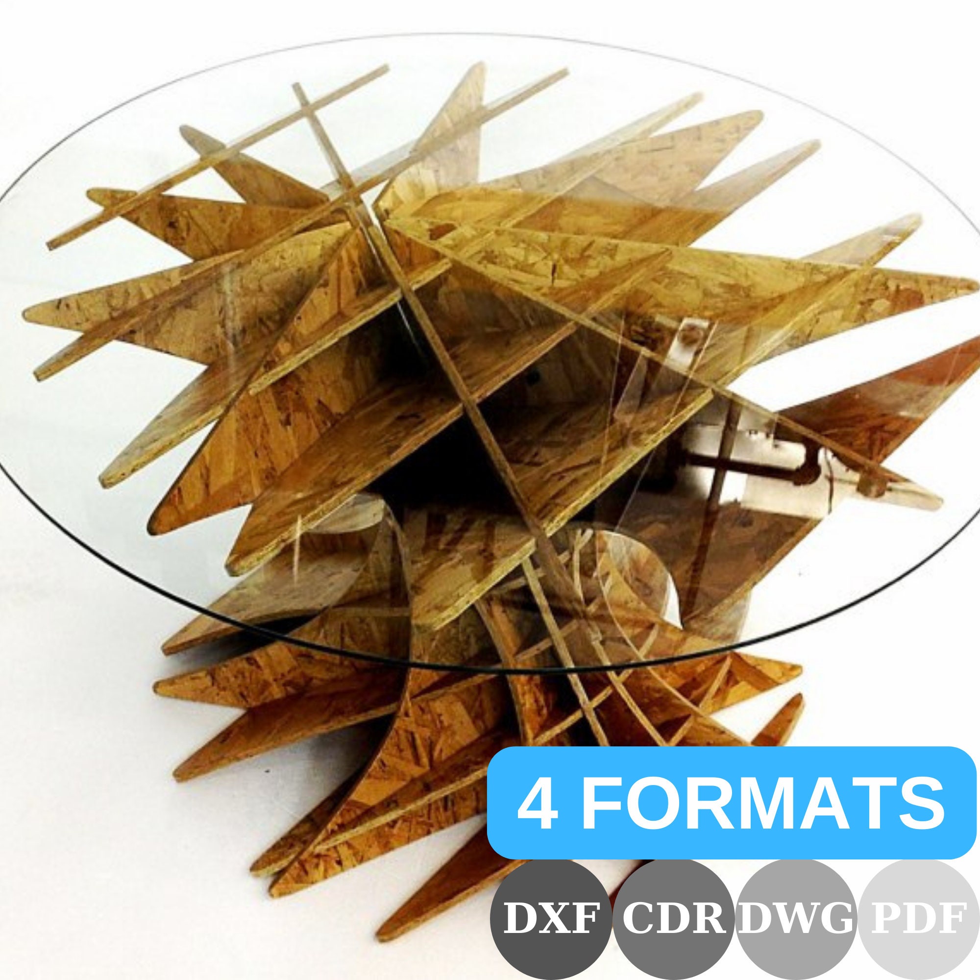 CNC Wooden Furniture Projects, Router Files (dxf-cdr-dwg-pdf) - Etsy