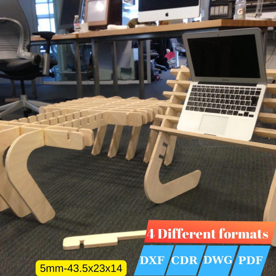 Cnc Router Files G-code, Cnc Wooden Laptop Stand, Cnc Machine Files ...