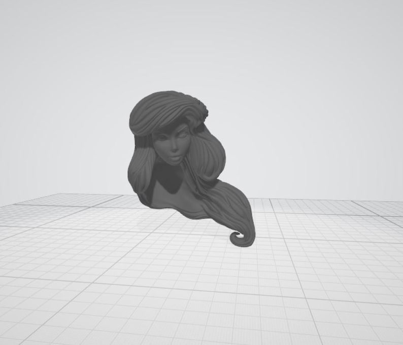 3d Mermaid, 3d Print File, 3d Mermaid Printing, 3d Print File for 3d ...