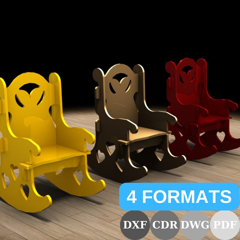 Doll Rocking Chair - Etsy