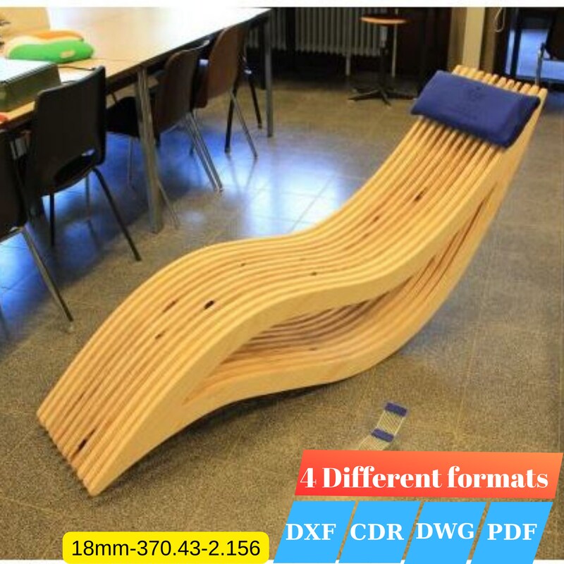 Adirondack Chair Dxf - Etsy