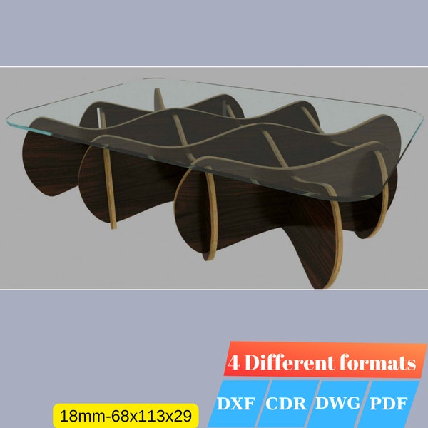 Wooden Coffee Table - Etsy