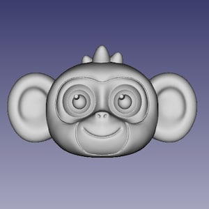 Articulated 3D Monkey Print File (STL) - Etsy