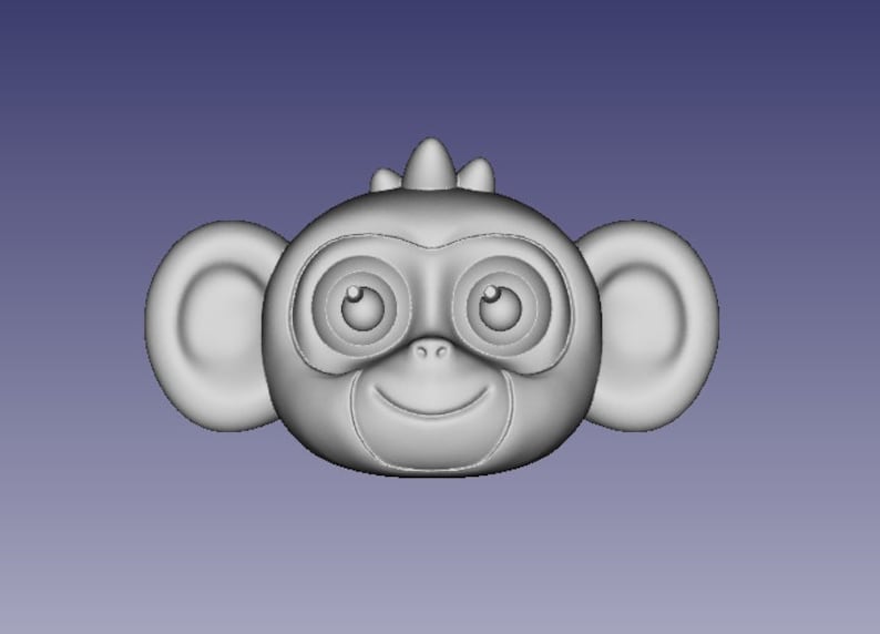 Articulated 3D Monkey Print File (STL) - Etsy