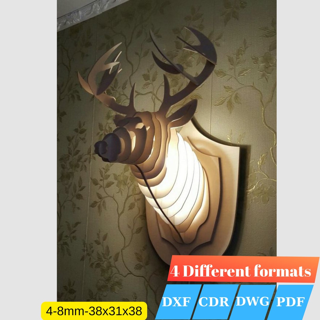 Cnc Machine File, Decorative Wall Lighting, Cnc File, Cnc Cutting Wall ...