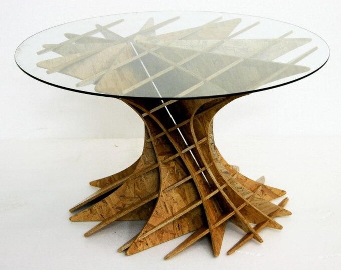 CNC CUTTING FILE Wooden Coffee Table, Cnc Coffee Table, Laser Cut Files ...