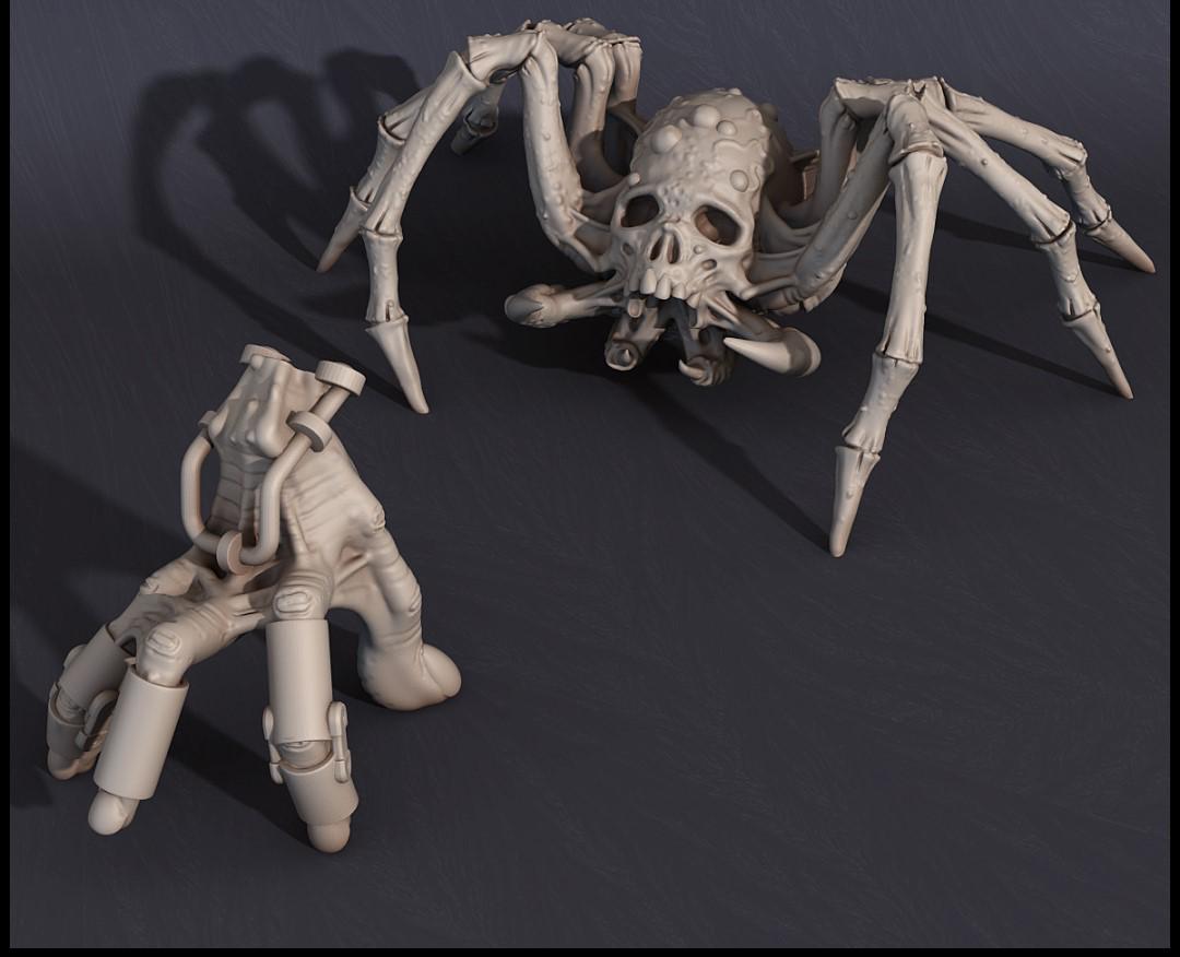 3d Spider Print File, 3d Spider Drawig for Print, 3d Spider Print, 3d ...