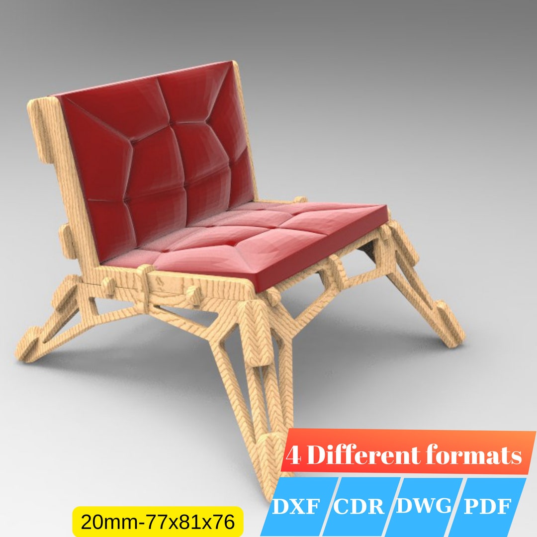 Chair Cnc File, Wooden Chair Cnc, Cnc Chair, Cnc File, Chair Cnc, Cnc ...