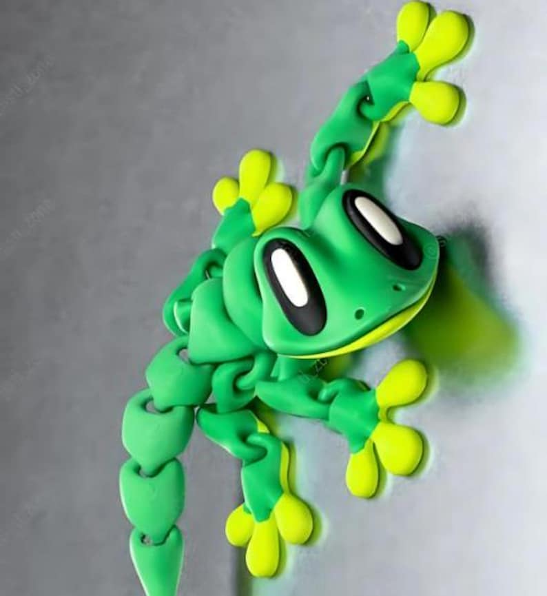 Articulated Frog 3D Print File: Magnet Frog STL - Etsy