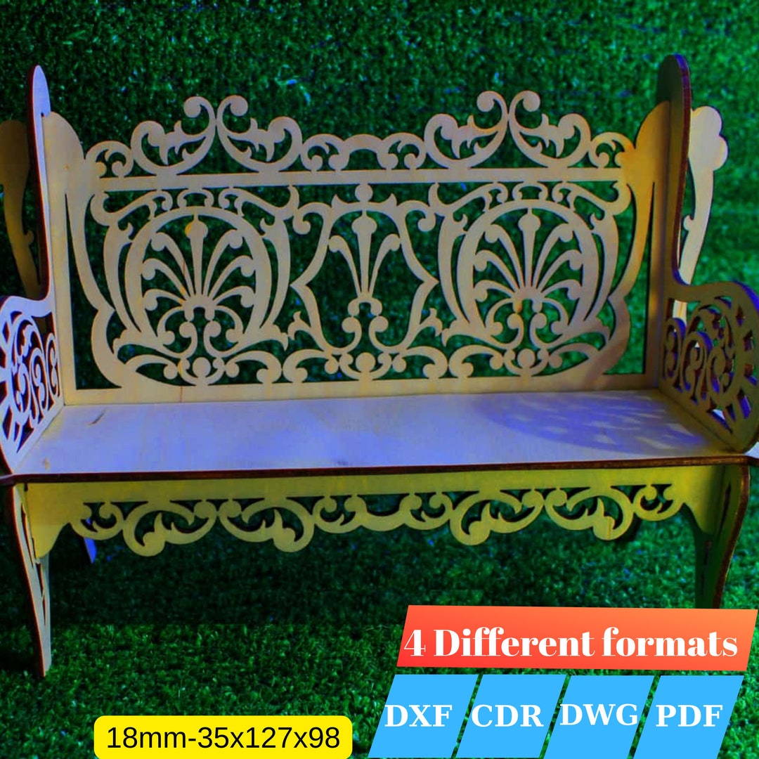 Wooden Bench Cnc, Bench Cnc, Cnc File, Cnc Router File, Cnc Cutting ...