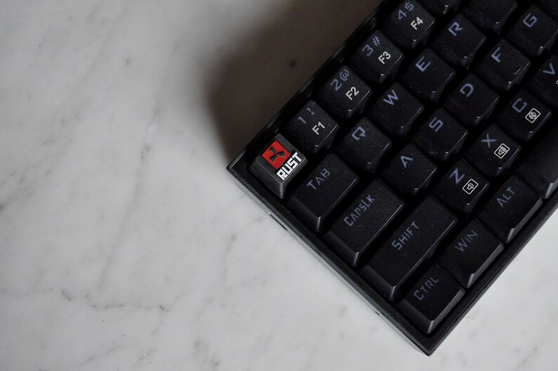 RUST Logo Custom Shortcut Keycaps Handpainted Resin - Etsy Australia