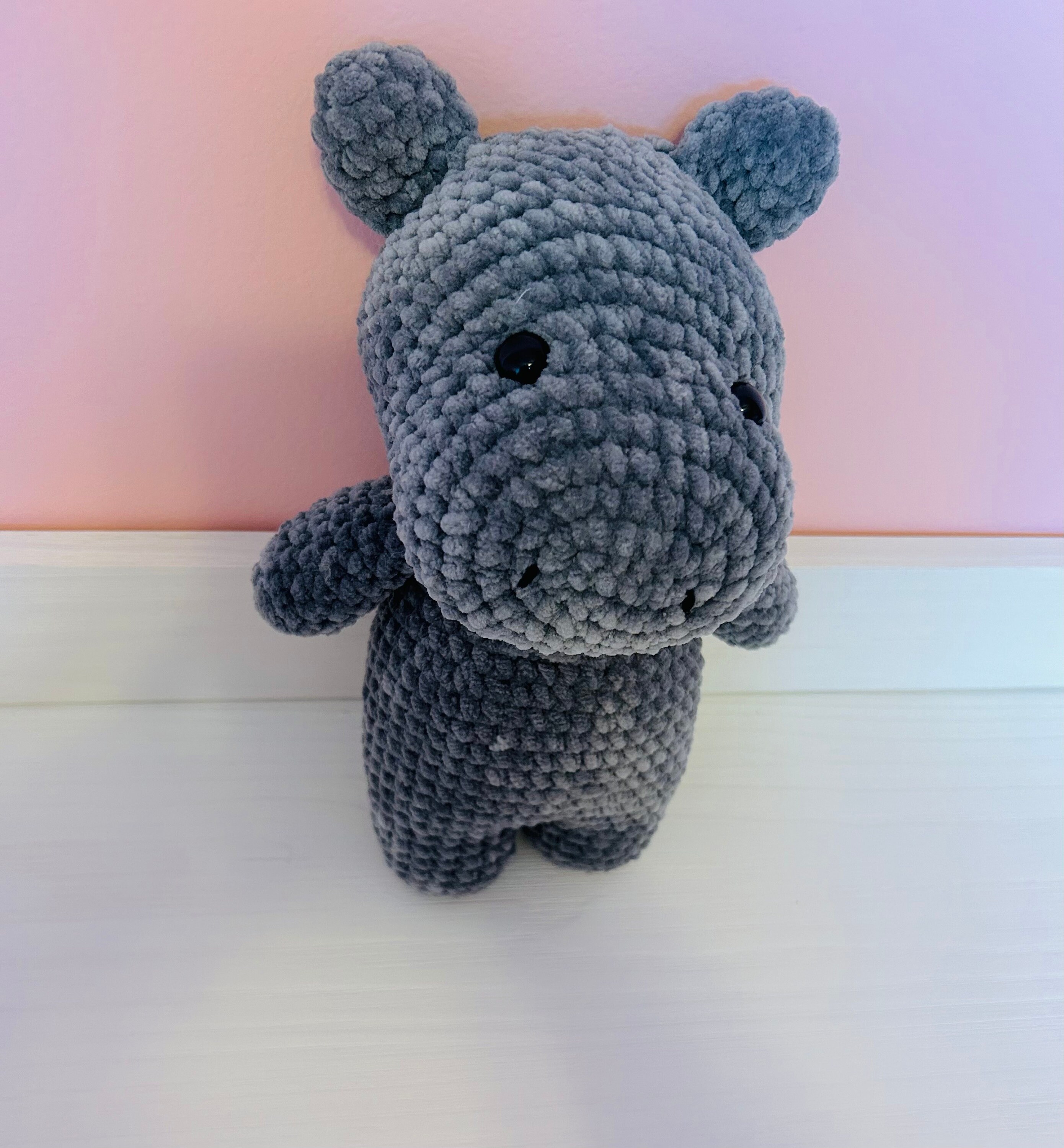 Hippo Plushie - Etsy