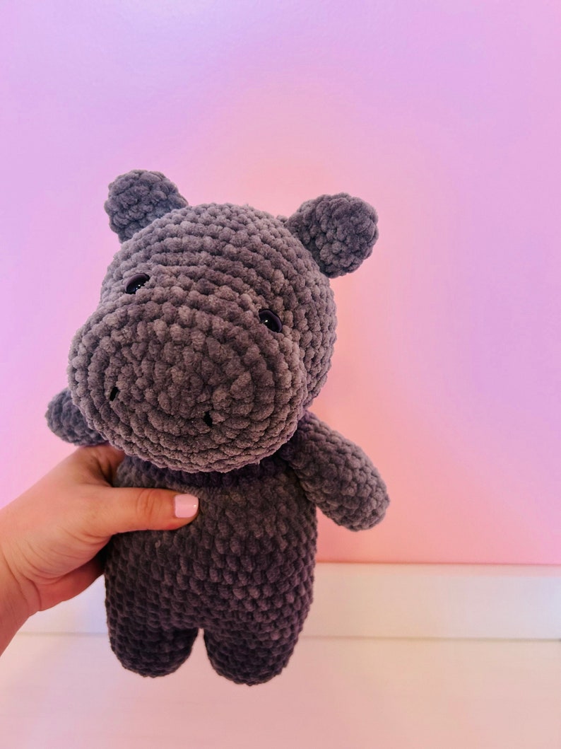 Hippo Plushie - Etsy