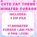 Cute Cat Paw Mouse Cursor 10 Animated PC Gaming Cursor Pack, Kawaii ...