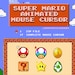 17 SUPER MARIO Bros Mouse Cursor Complete PC Mouse Pointers for Windows ...