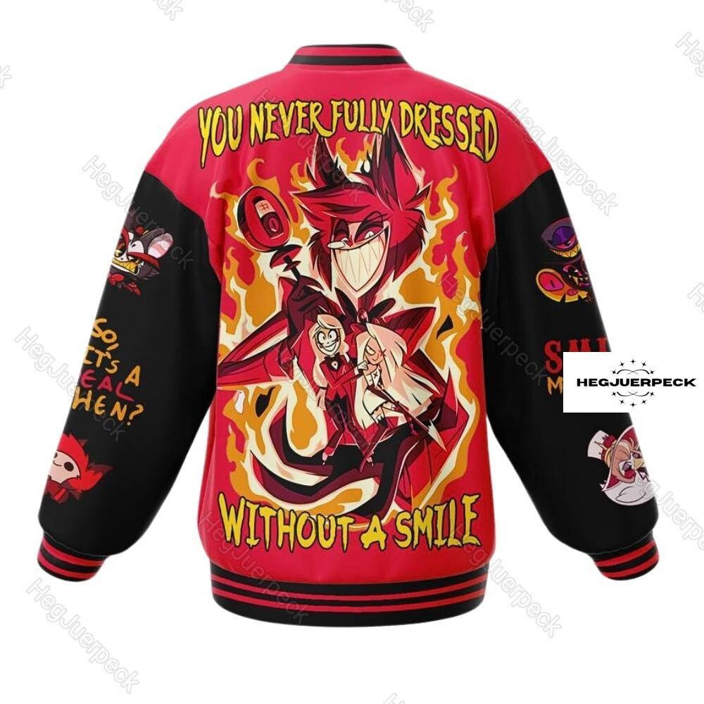 Hazbin Hotel Jacket, Hazbin Hotel Baseball Jacket, Hazbin Hotel Alastor ...