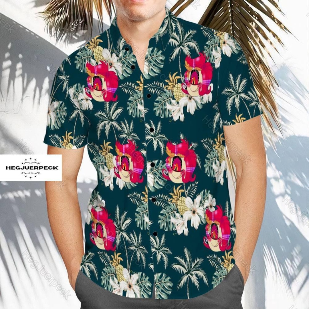 Hazbin Hotel Hawaii Shirt, Hazbin Hotel Characters Shirt, Animated ...
