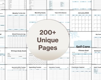 Ultimate Life Planner Bundle: Goal, Wellness, Budget Templates ...