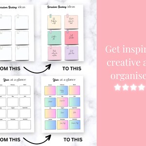 Printable Premade Bullet Journal Pages BUJO Template Starter Kit ...