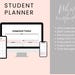 Study Planner for Student Diary Printable Course Schedule Planner ...
