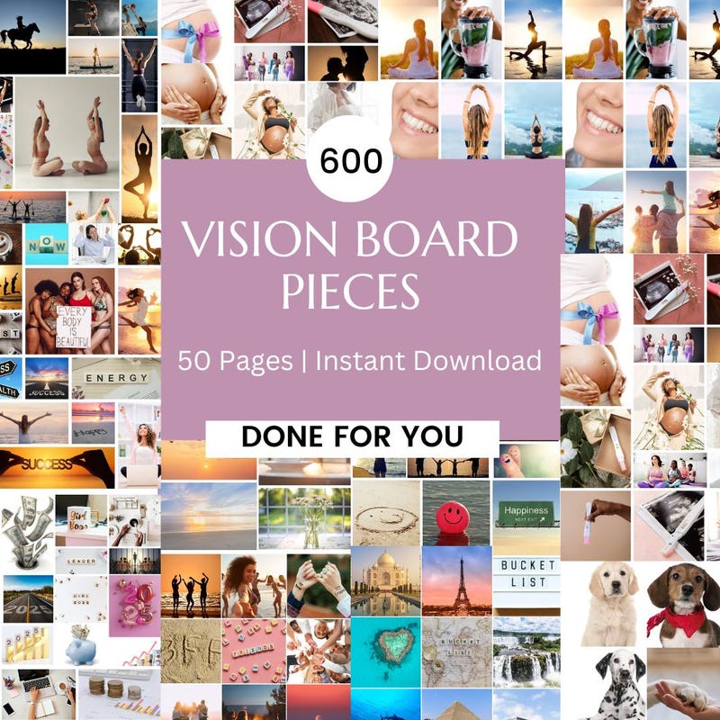 Vision Board Stickers - Etsy