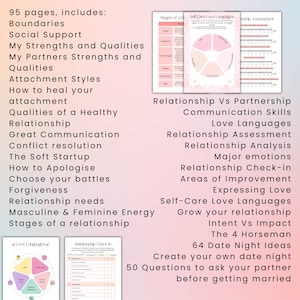 Relationship Advice Guide Couples Counseling Worksheet Relationship ...