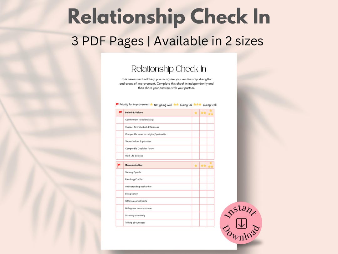 Relationship Check in Couples Activities Marriage Advice Date Night ...