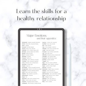 Couples Therapy Worksheets Healthy Relationship Tools Couples ...