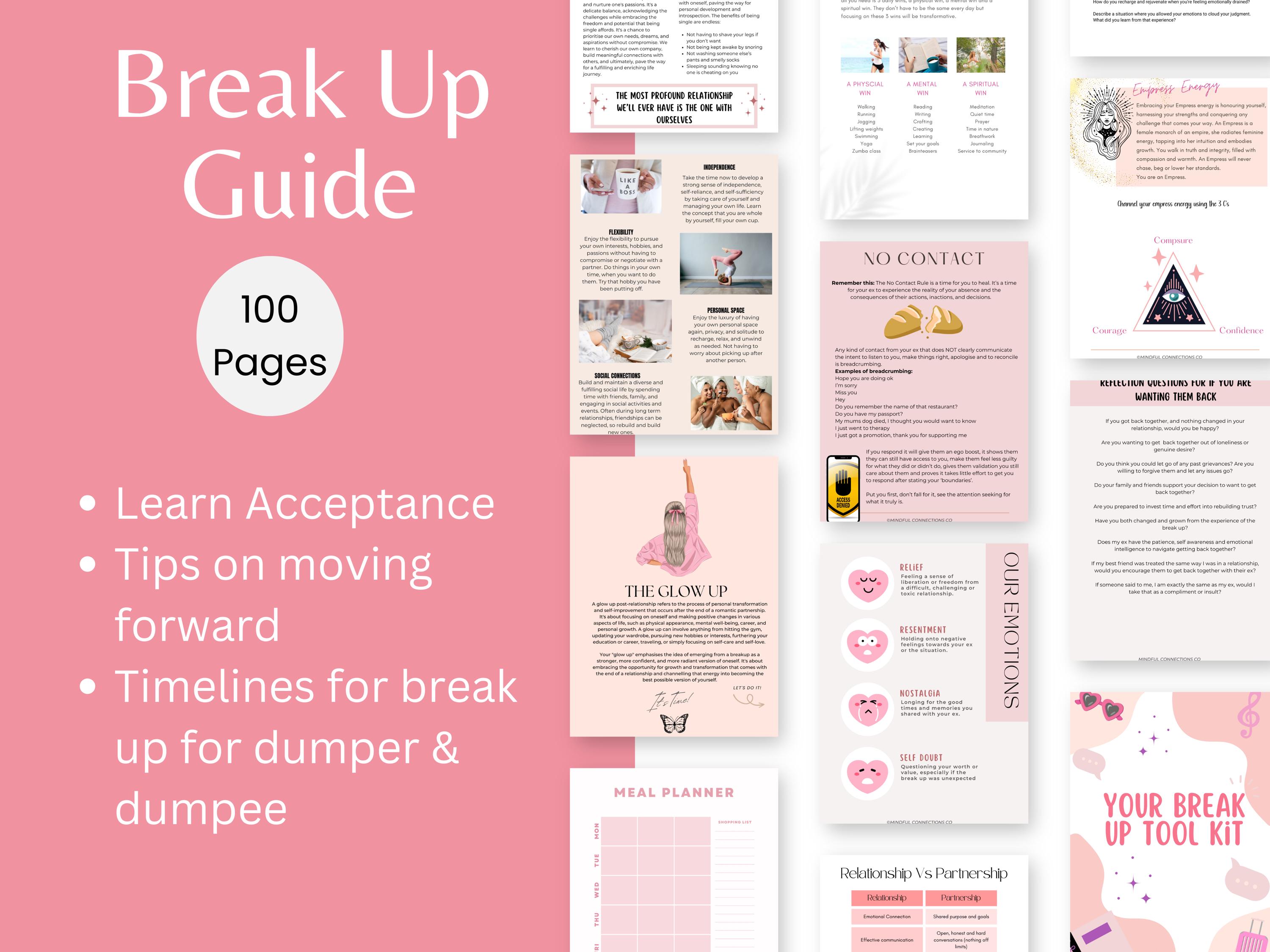 How to Get Over a Break up Recovery Healing After Breakup Advice ...