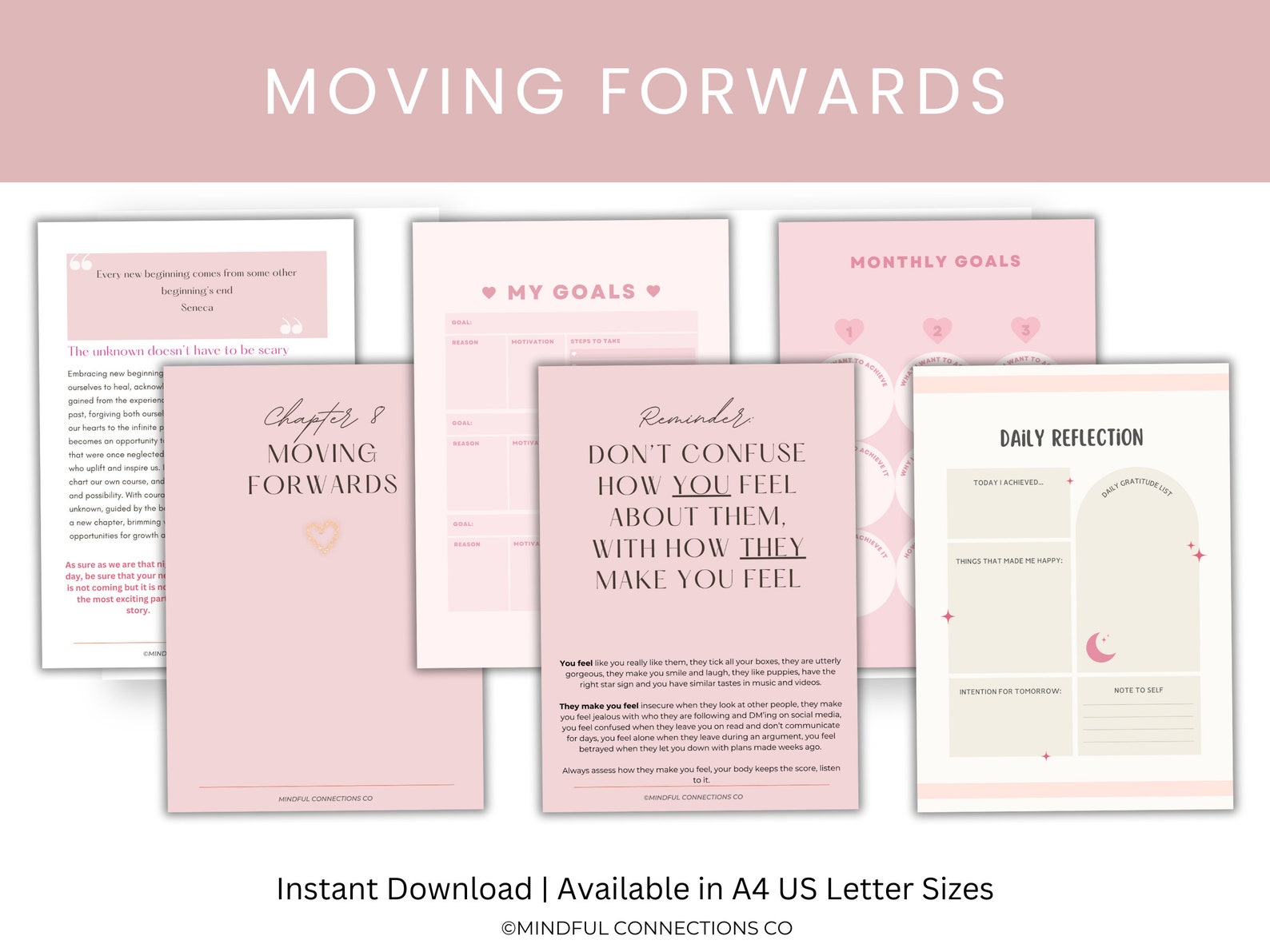 Heartbreak Healing Workbook Digital Self-help Self-care Planner Women ...