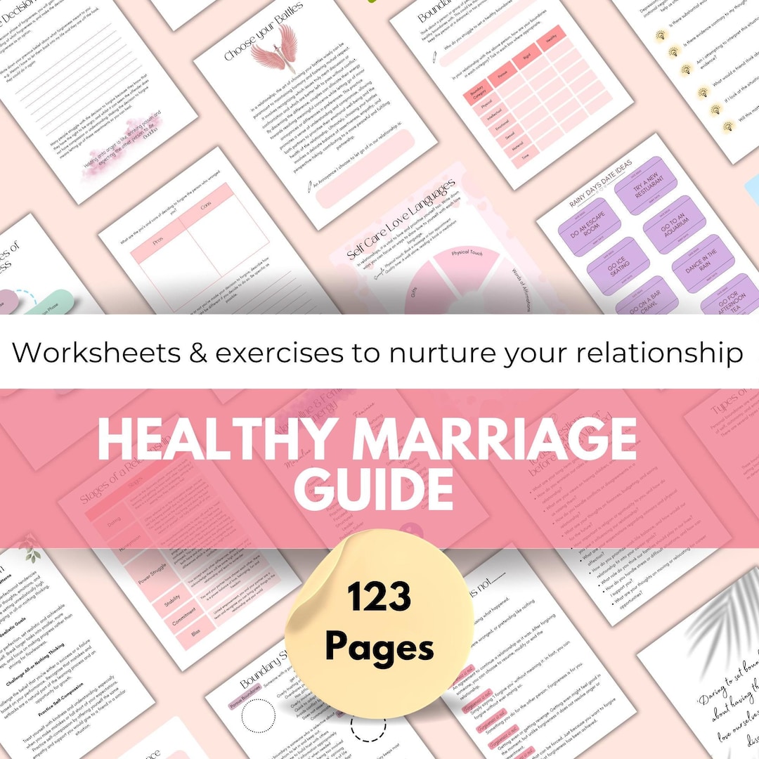 Marriage Help Therapy Worksheet Marital Counseling Couples Counselling ...