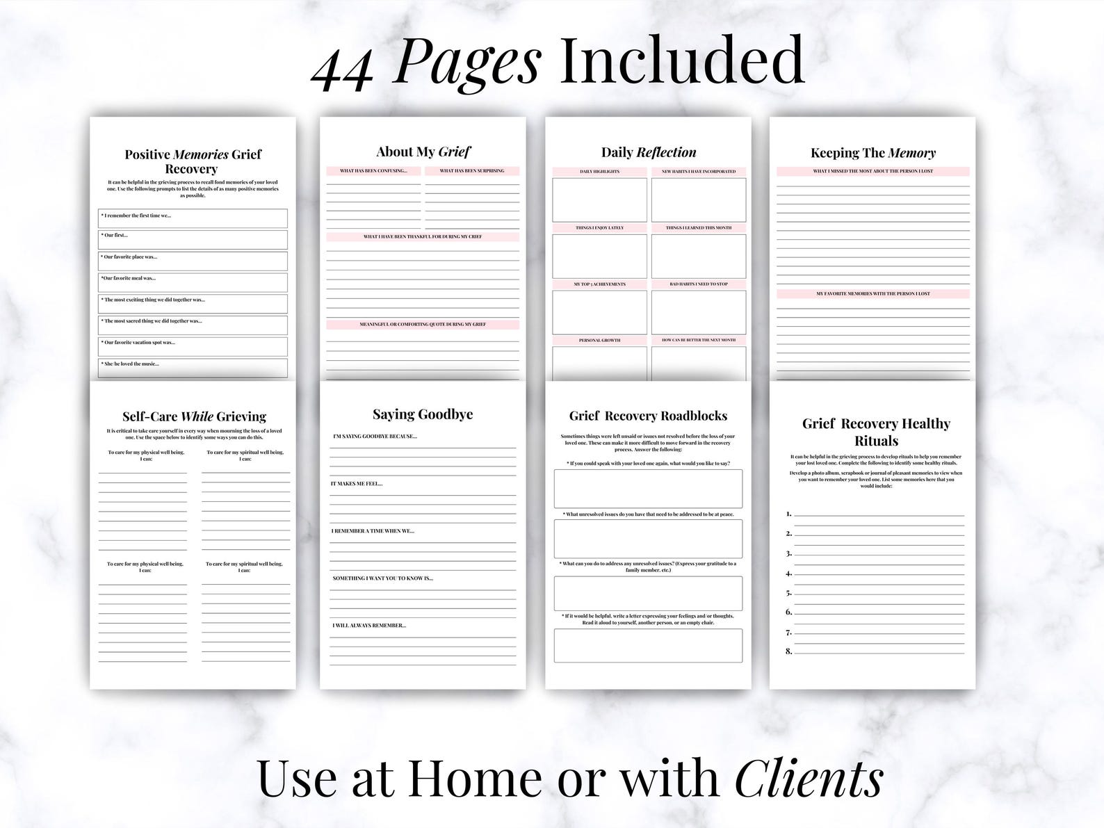 Grief Therapy Worksheets Acceptance Therapy Lost Love One Grief and ...