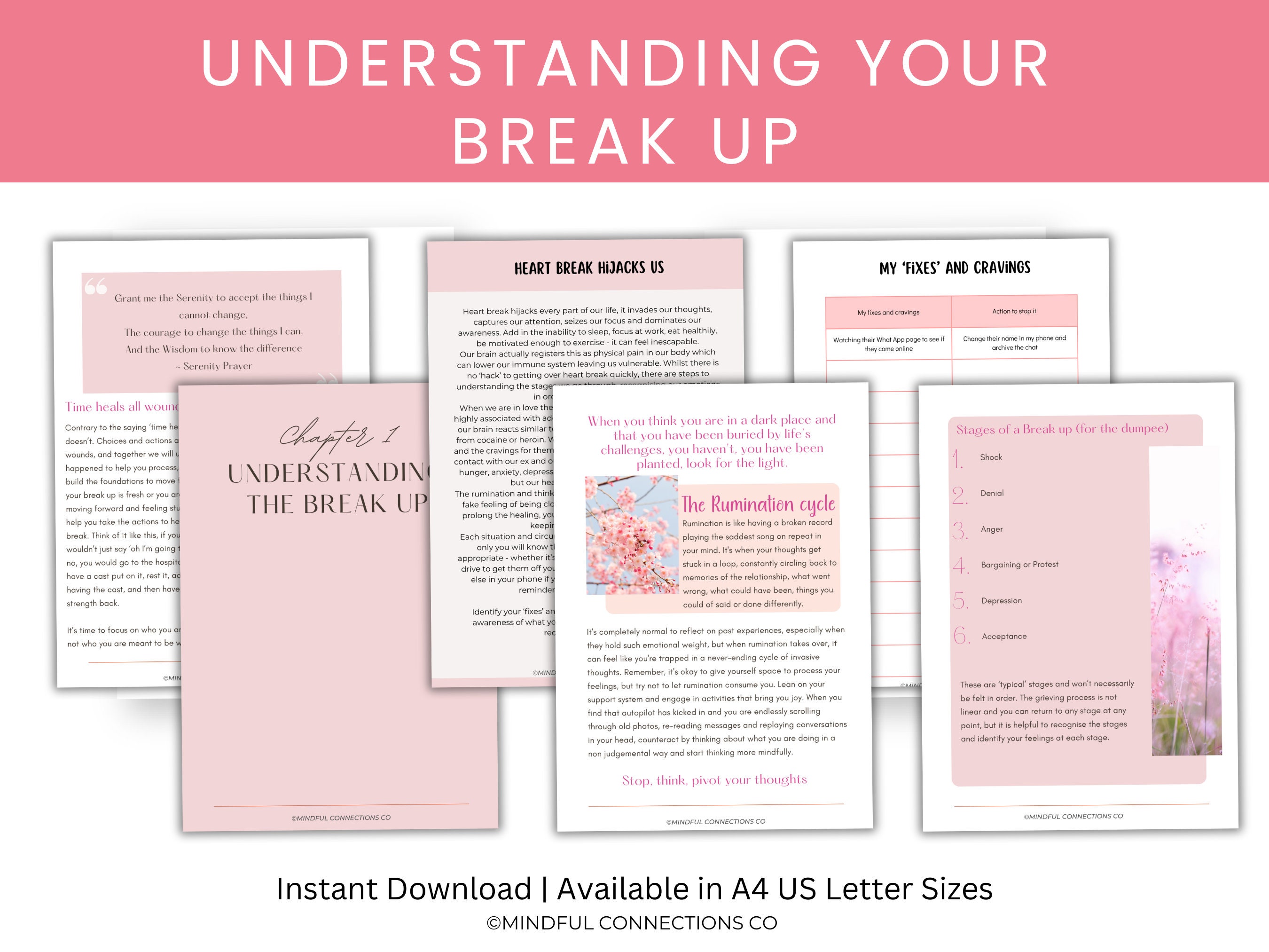 Break up Recovery Therapy Worksheets Heart Break Toxic Relationship ...
