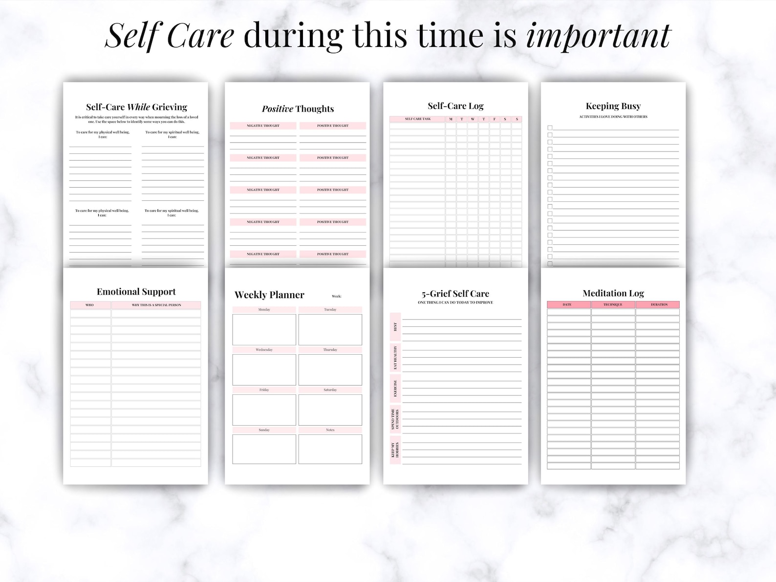 Grief Therapy Worksheets Acceptance Therapy Lost Love One Grief and ...