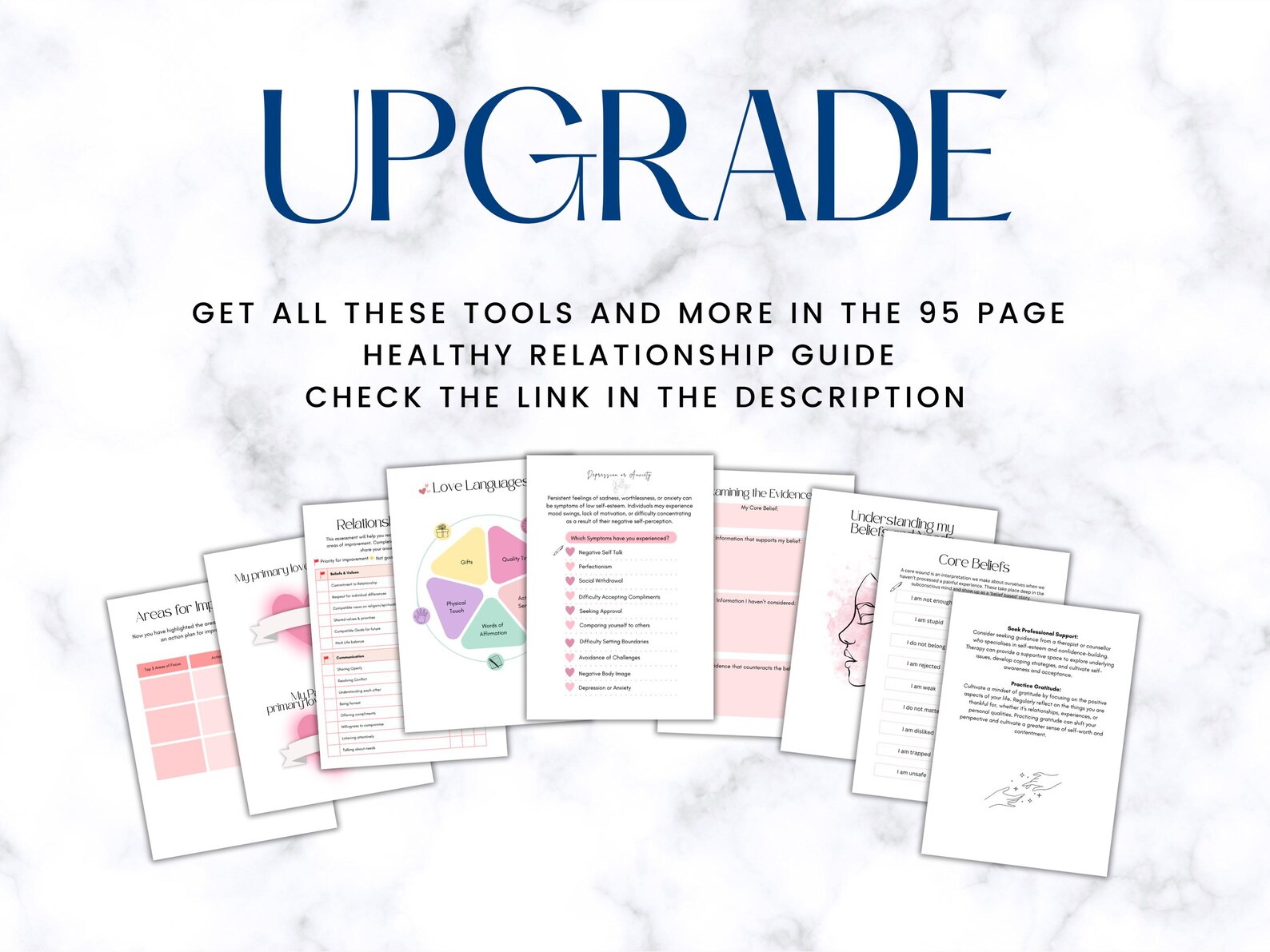 Couples Therapy Worksheets Healthy Relationship Tools Couples ...