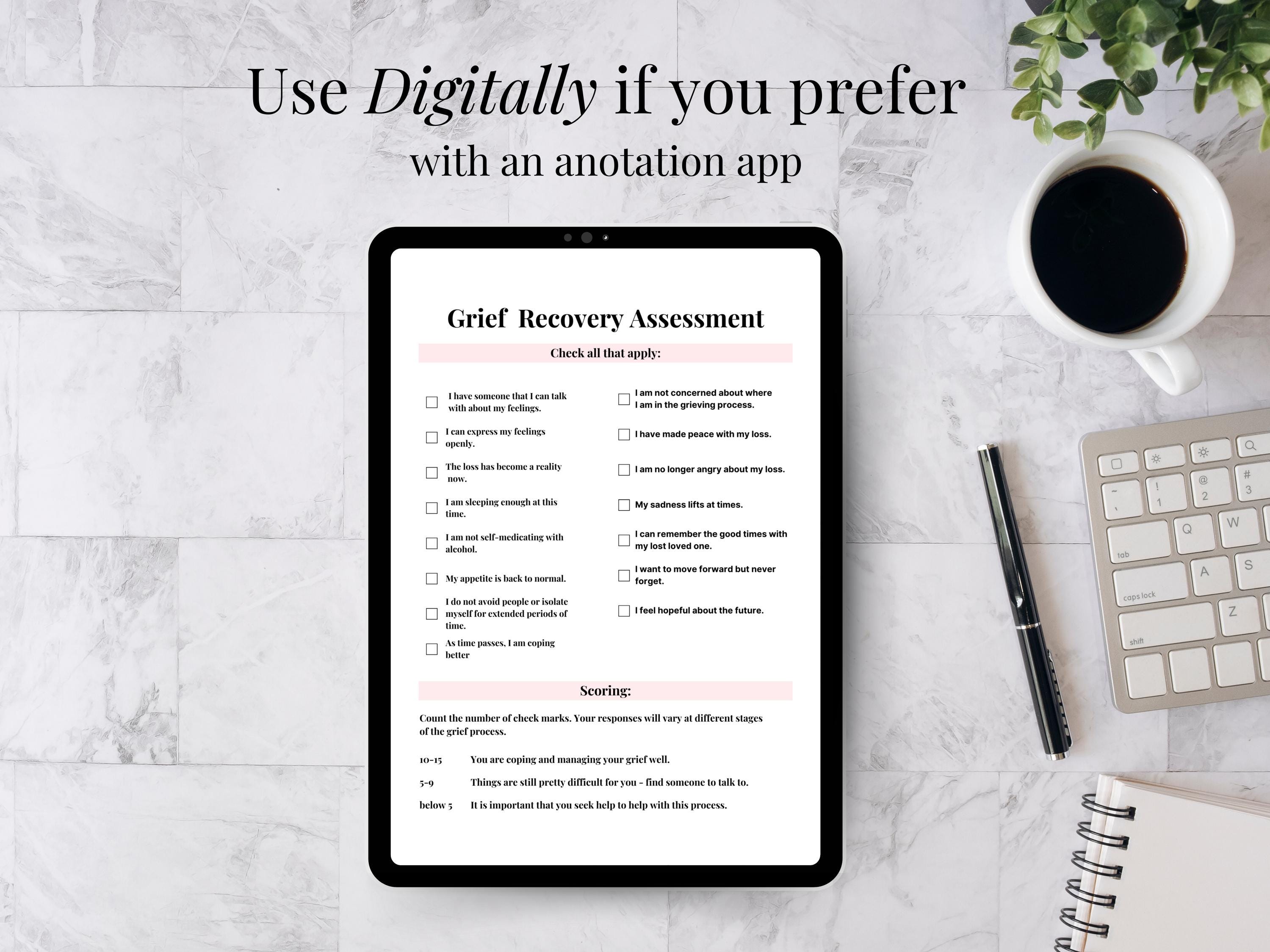 Grief Therapy Worksheets Acceptance Therapy Lost Love One Grief and ...