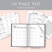 Study Planner for Student Diary Printable Course Schedule Planner ...