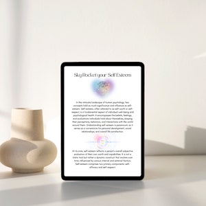 Self Esteem Workbook to Boost Self Confidence and Self Compassion, With ...