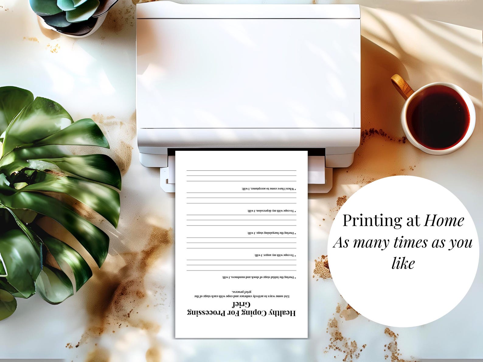 Grief Therapy Worksheets Acceptance Therapy Lost Love One Grief and ...