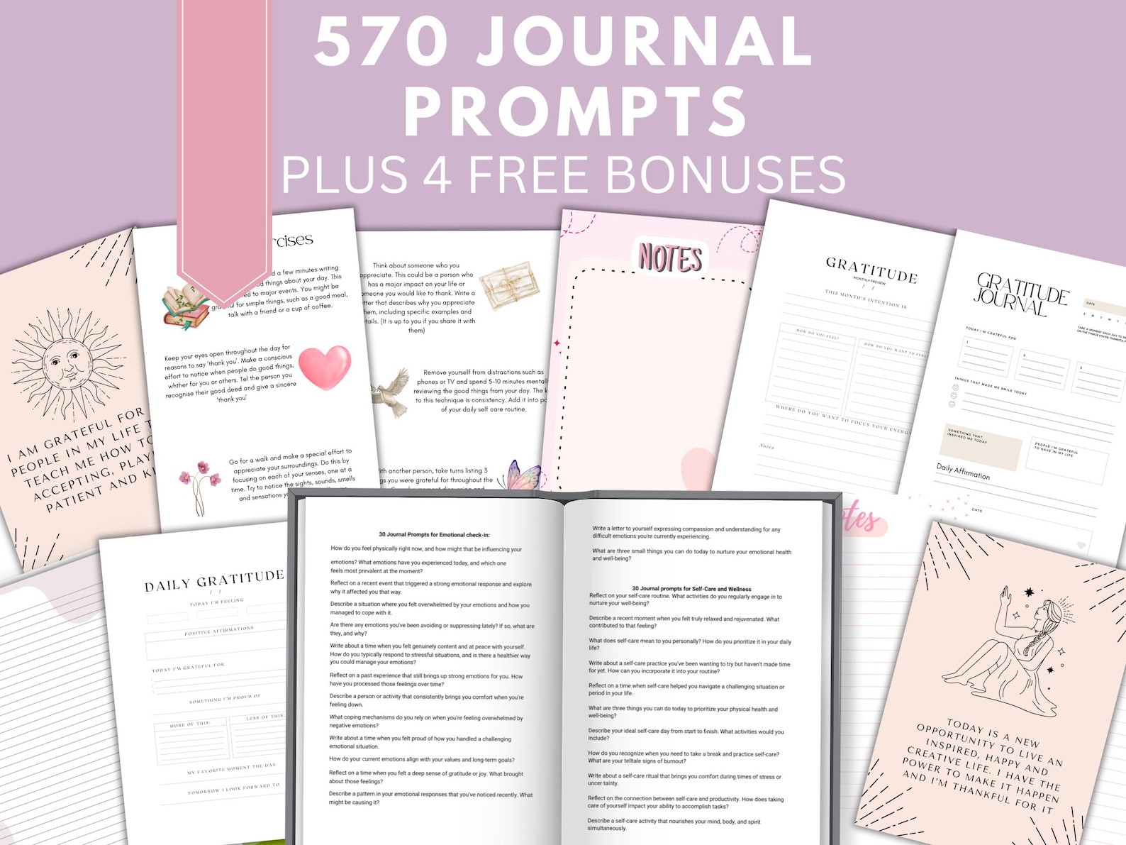 Guided Journalling Prompts for Emotional Wellness Journal Prompts ...