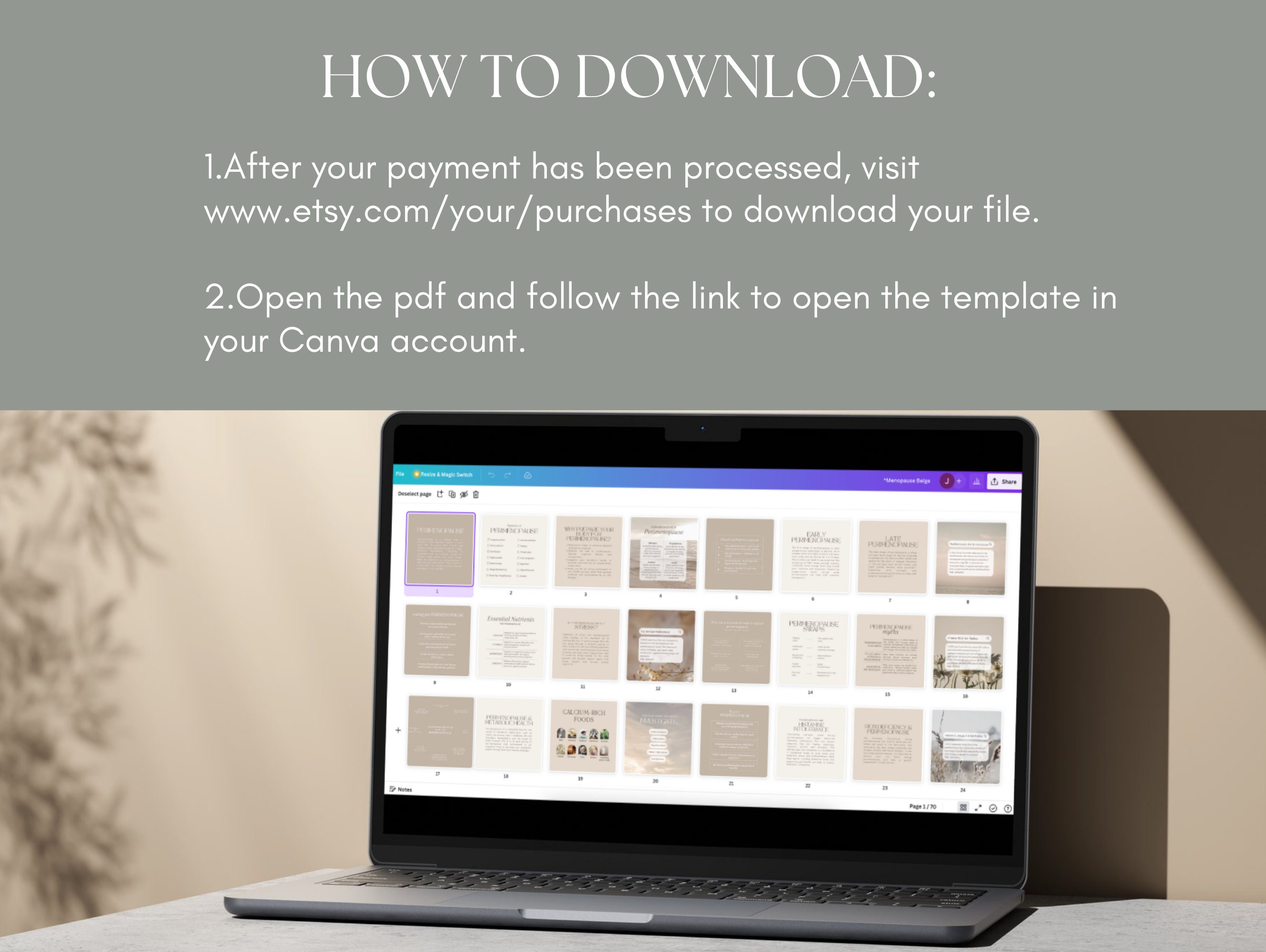 Perimenopause Social Media / Instagram Posts | 70 Educational Posts ...