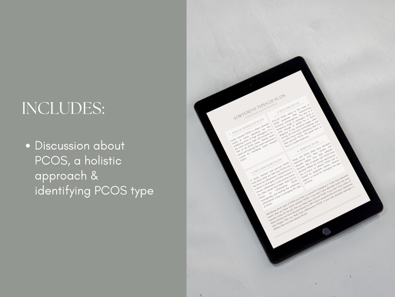 Holistic PCOS Guide | Editable | Canva Template | for Naturopaths ...