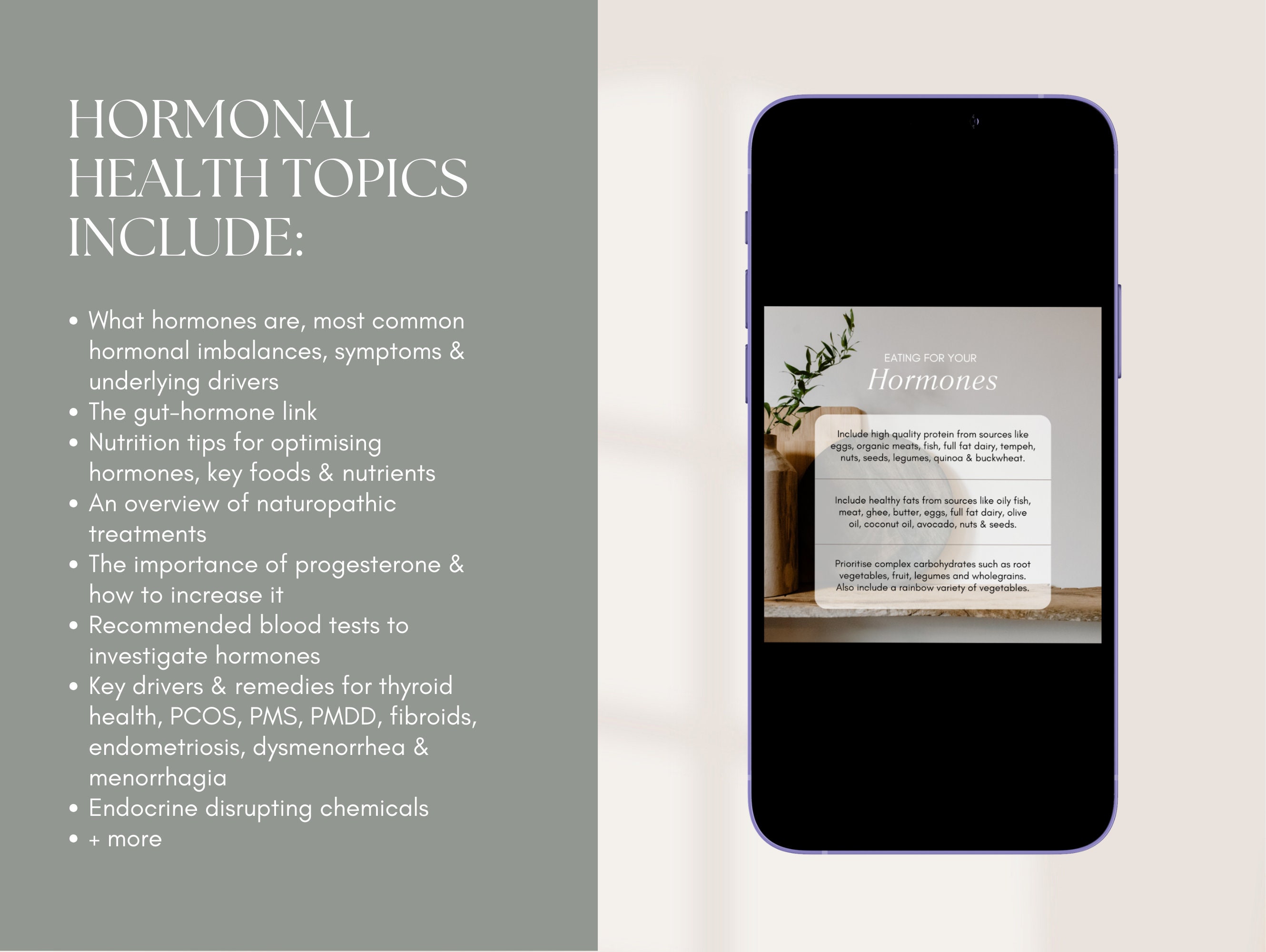 Naturopath & Nutritionist Social Media / Instagram Posts Hormones ...