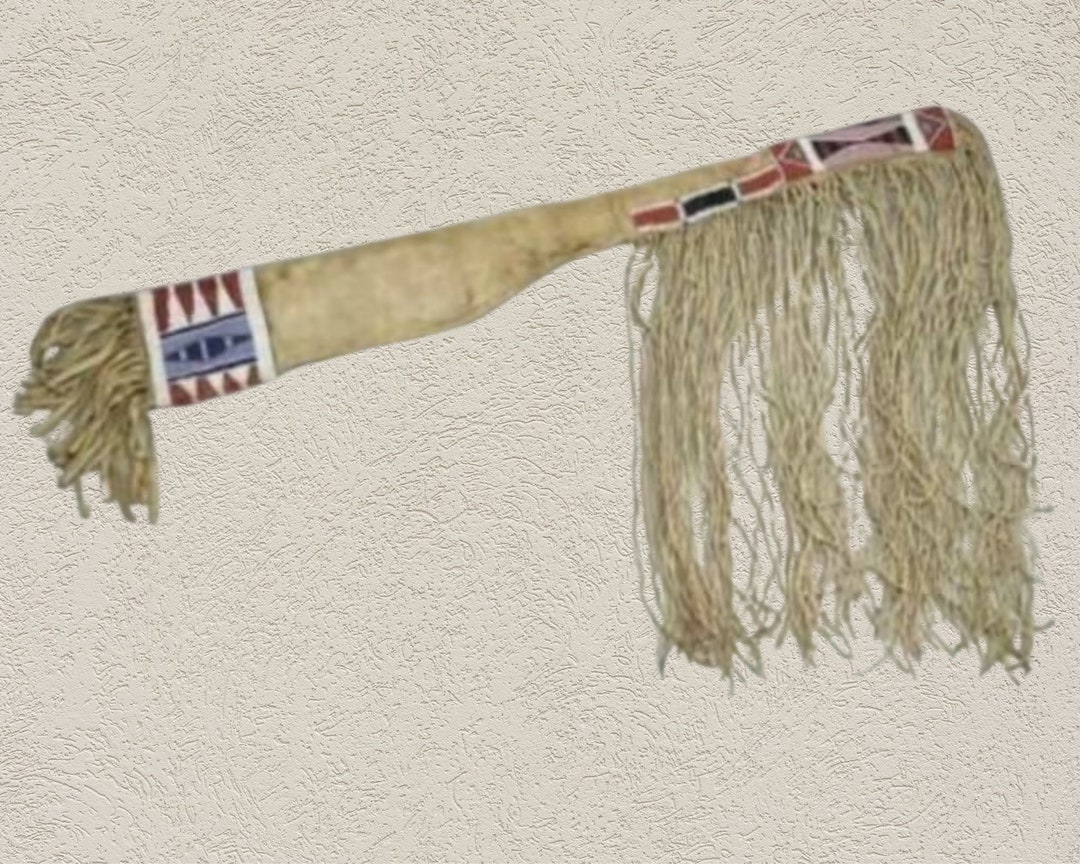 Handcrafted Native American Sioux Style Beaded Rifle Scabbard, Suede ...