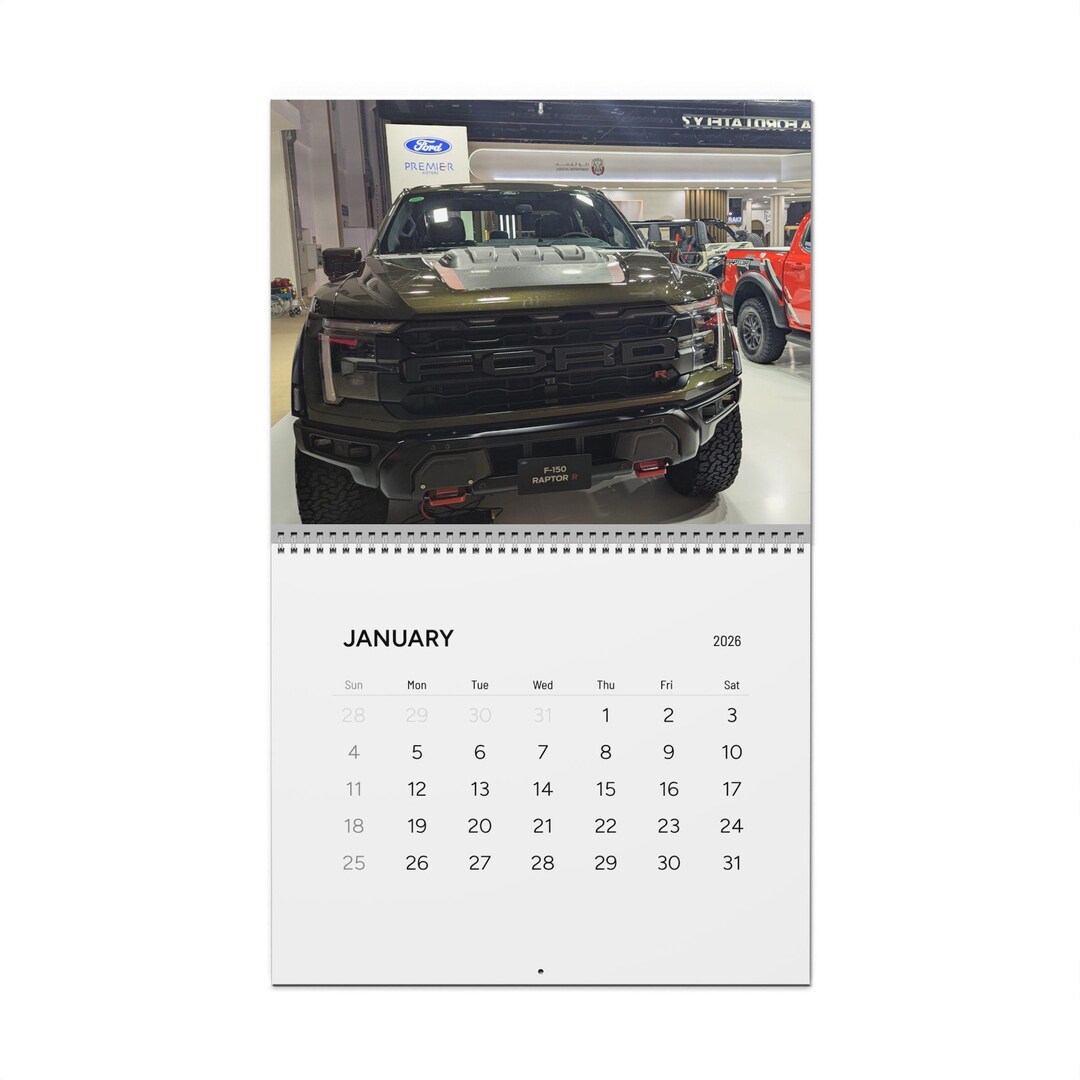 Offroad 2026 Calendar | 4x4 Truck Art Wall Calendar | Garage Decor Gift ...