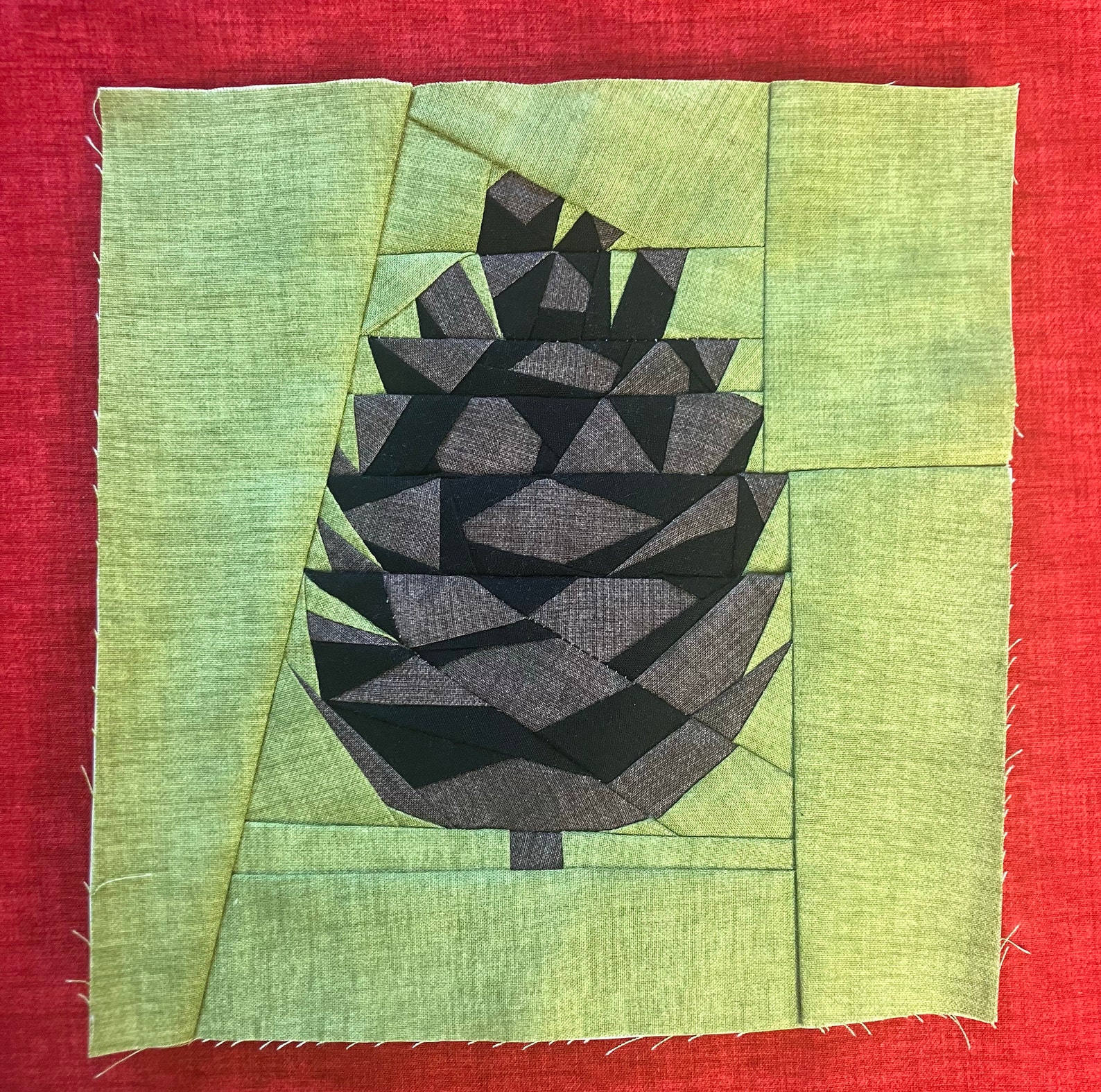 FPP Pinecone - Quilt Block Pattern - 8" X 8" - Etsy