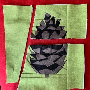 FPP Pinecone - Quilt Block Pattern - 8" X 8" - Etsy