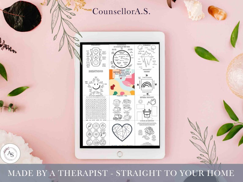 Art Therapy - Worksheets for Mental Health, Self-esteem, and Confidence ...